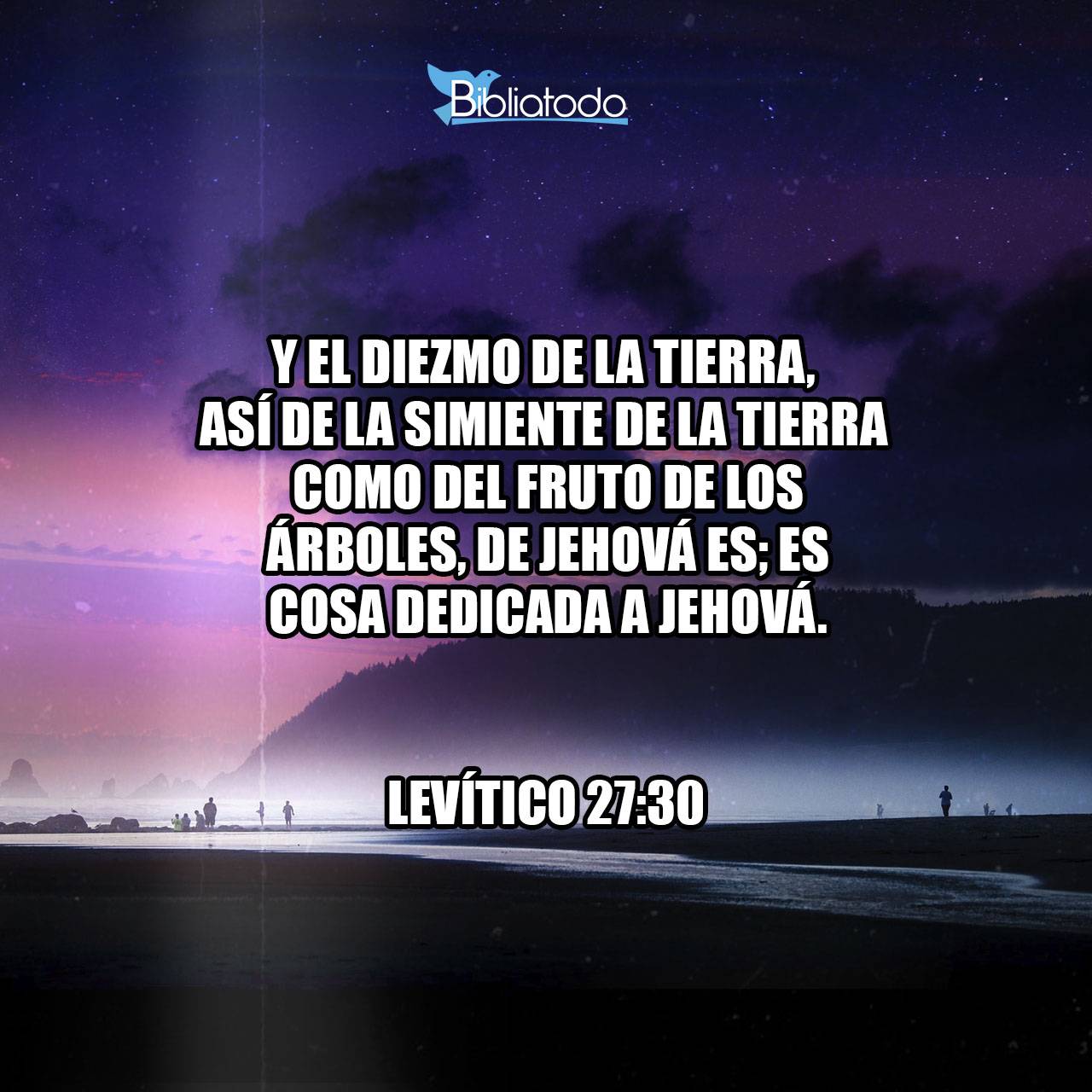 Levítico 27:30 RV1960 - Y el diezmo de la tierra, así de la simiente de ...