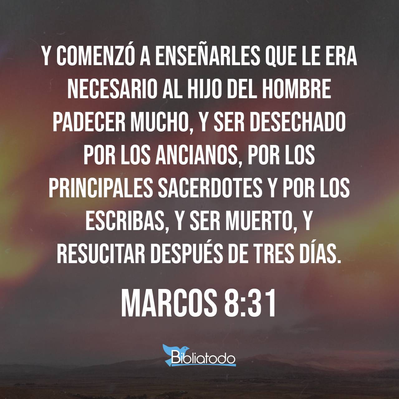 Marcos 8:31 Referencias Cruzadas de la Biblia | Conexiones Versículo a ...