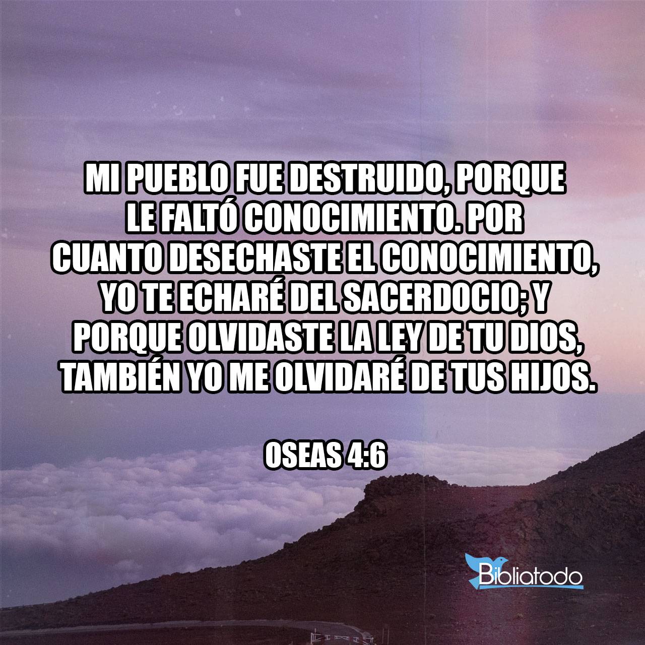 Oseas 4:6 Referencias Cruzadas de la Biblia | Conexiones Versículo a ...