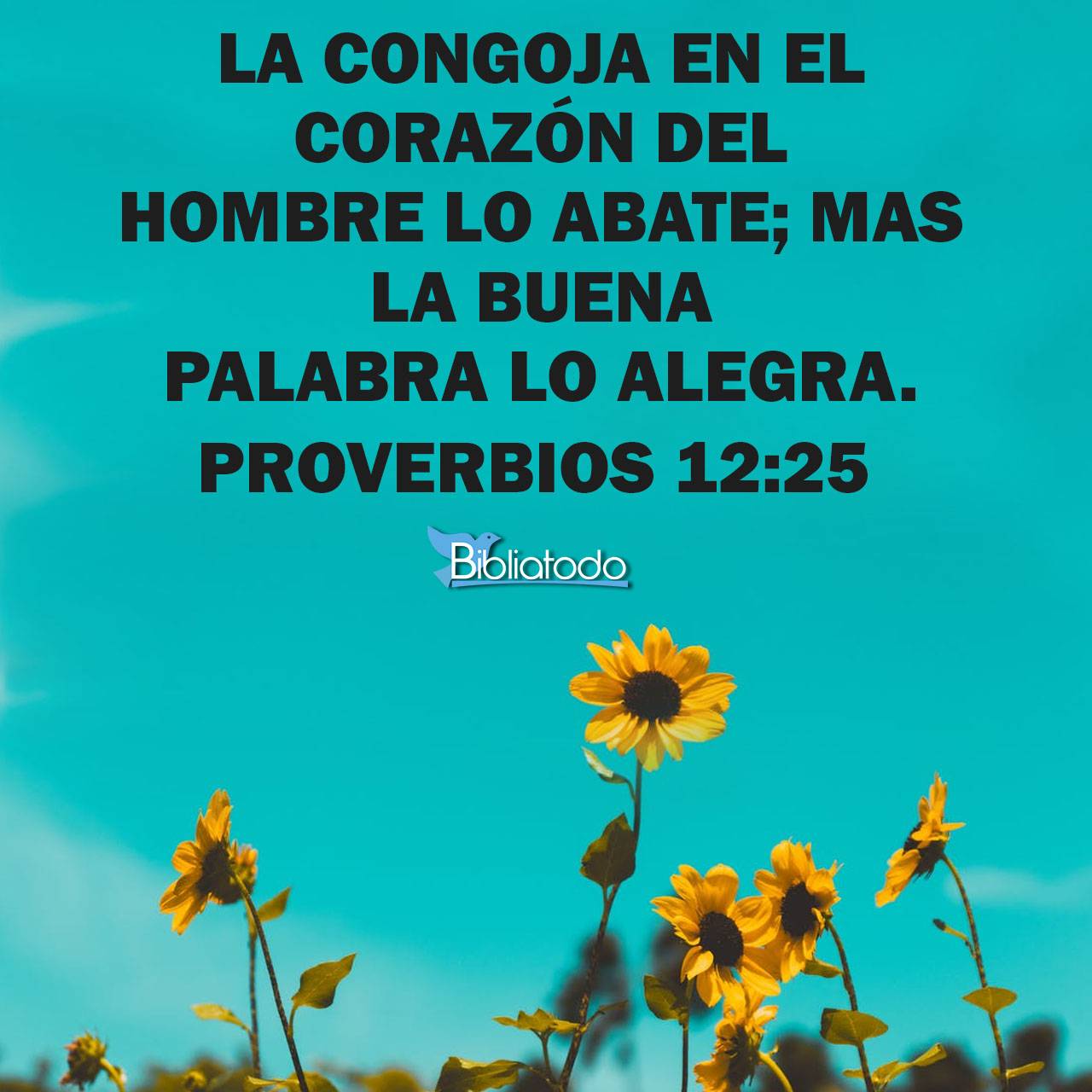 Proverbios 12:25 RV1960 - La congoja en el corazón del hombre lo abate ...
