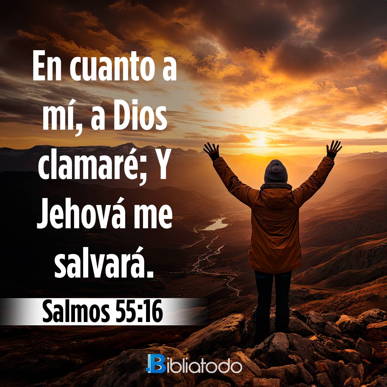 Salmos 55:16 RVC - Versículo del Día