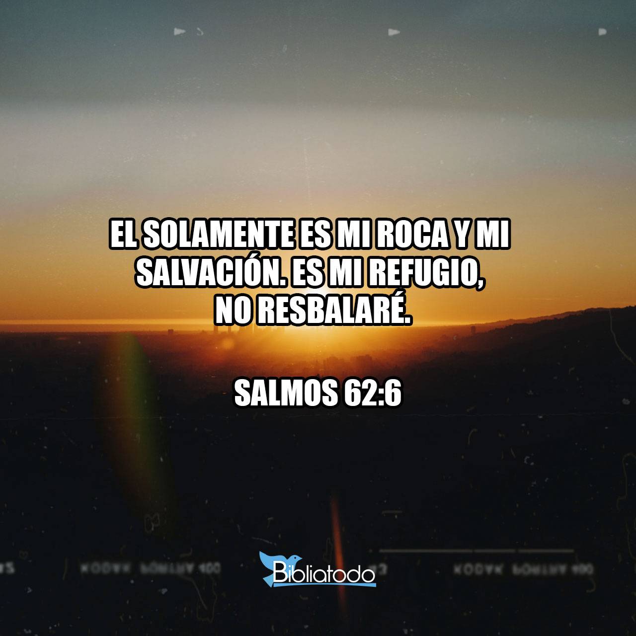 Salmos 62:6 RV1960 - Él solamente es mi roca y mi salvación. Es mi ...
