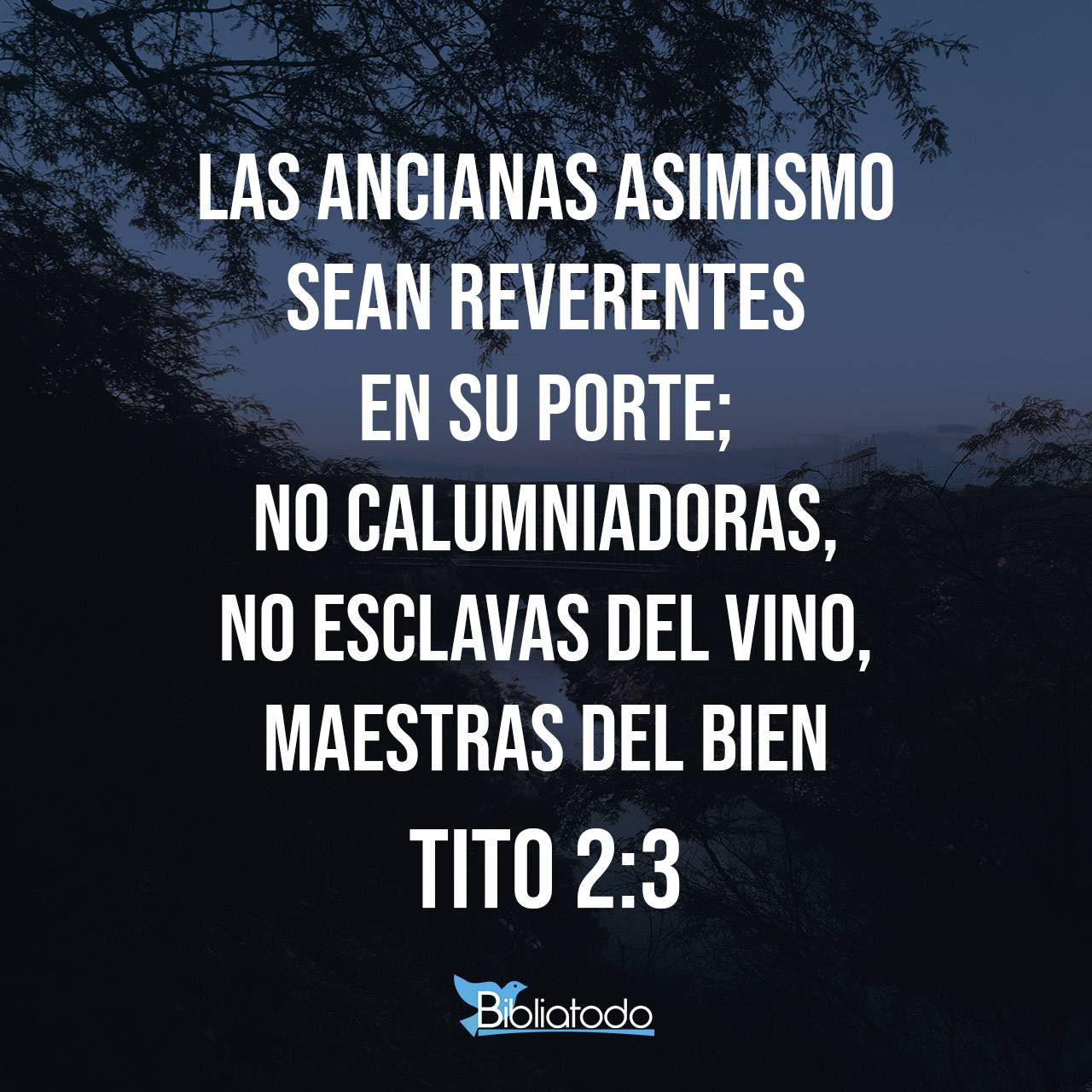 Tito 2:3 Referencias Cruzadas de la Biblia | Conexiones Versículo a ...