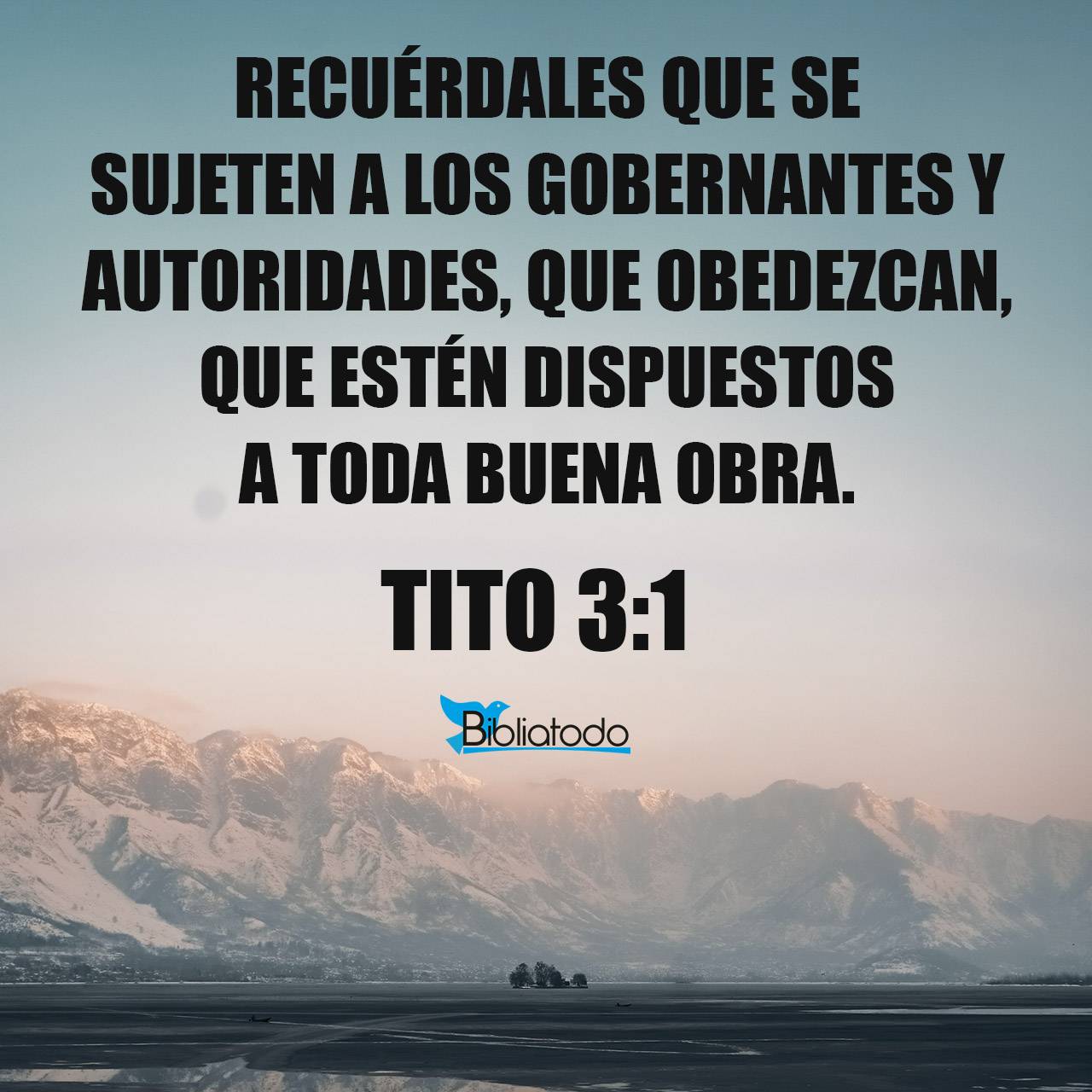 Tito 3:1 RV1960 - Recuérdales que se sujeten a los gobernantes y ...