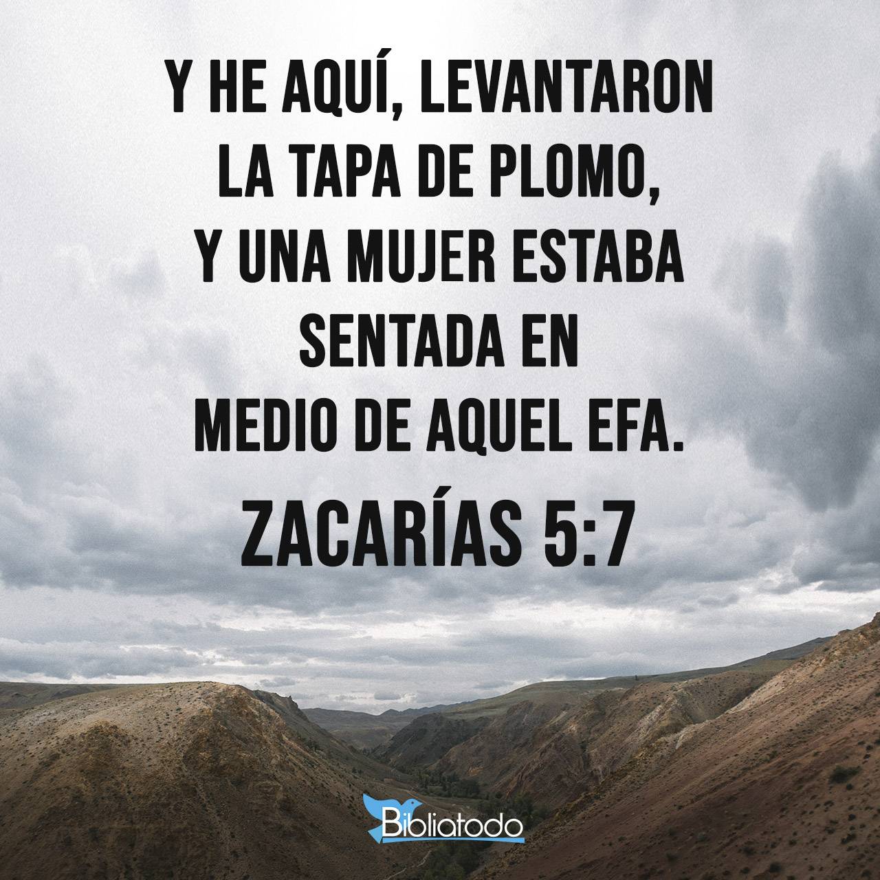 Zacarías 5:7 RV1960 - Y he aquí, levantaron la tapa de plomo, y una ...