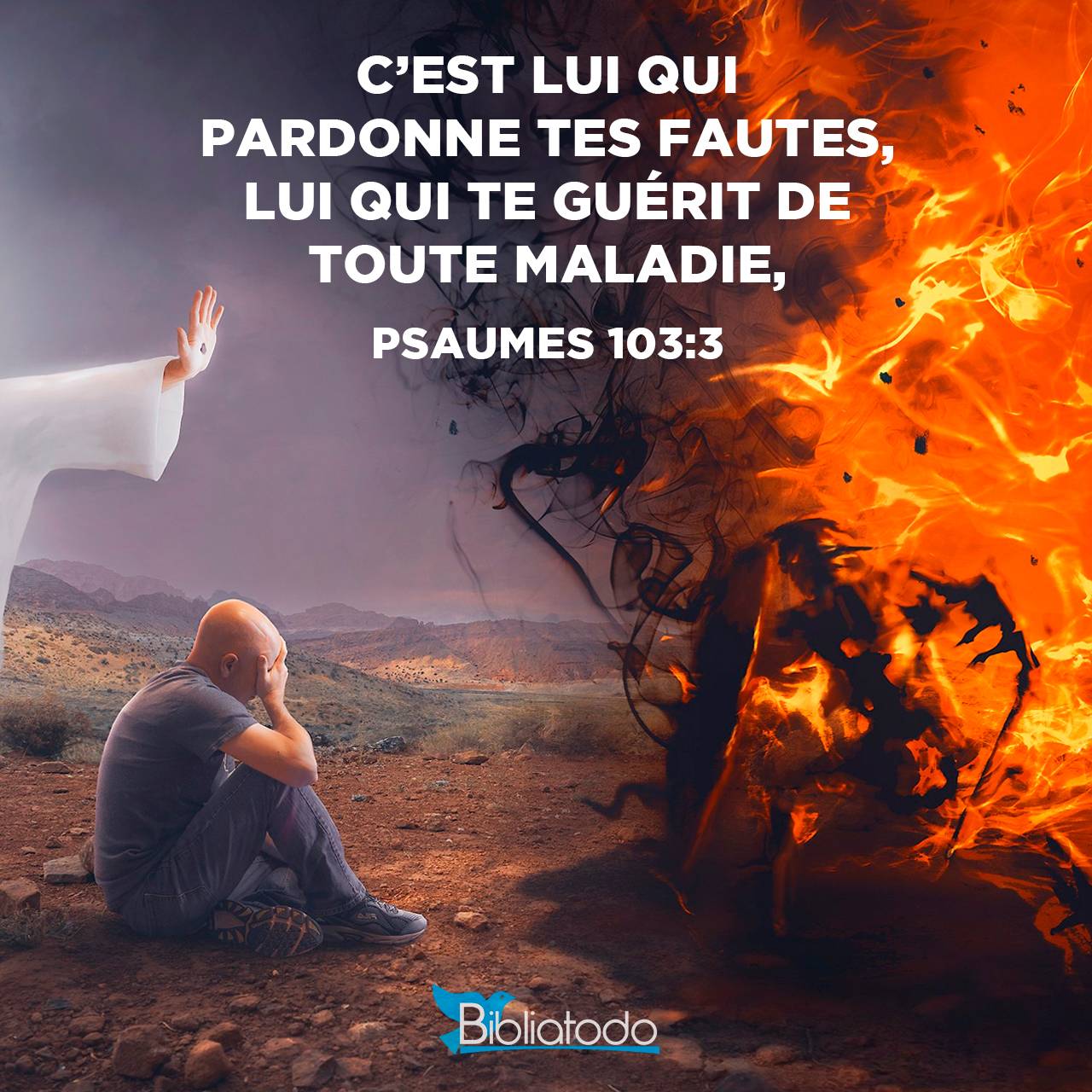 Psaumes 103:3 fls - C'est lui qui pardonne toutes tes iniquités, Qui ...