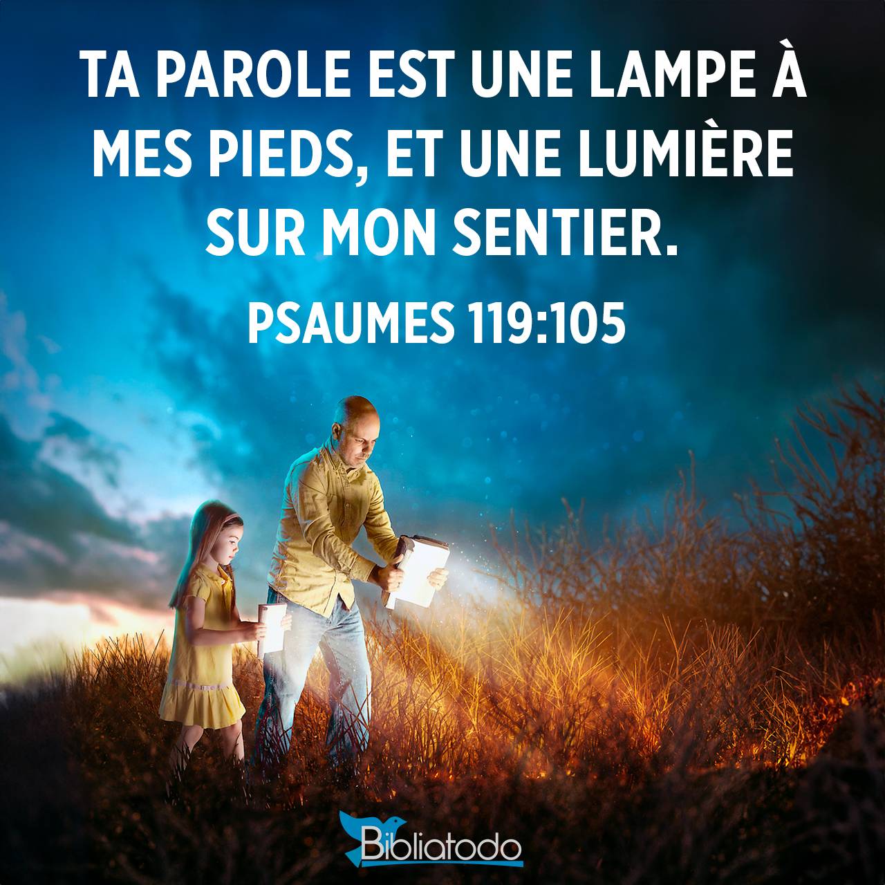 Psaumes 119:105 fls - Ta parole est une lampe à mes pieds, Et une ...