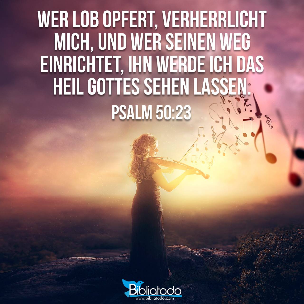 Psalm 50:23 Biblische Querverweise | Verbindungen Vers für Vers - SCH1951