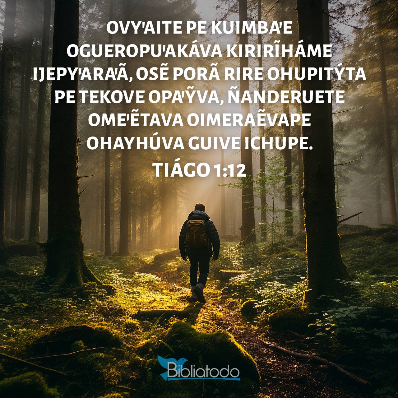 Tiágo 1:12 GPC2006 - Ovy'aite vaerã niko pe ogueropu'akáva ijepy'a ra'ã ...