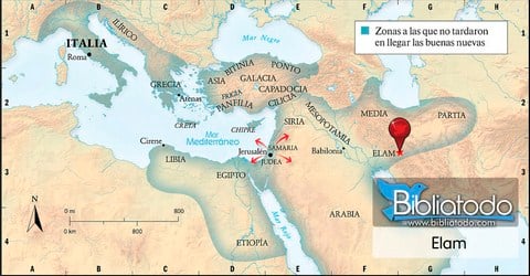 Elam - Mapa y Ubicación Geográfica