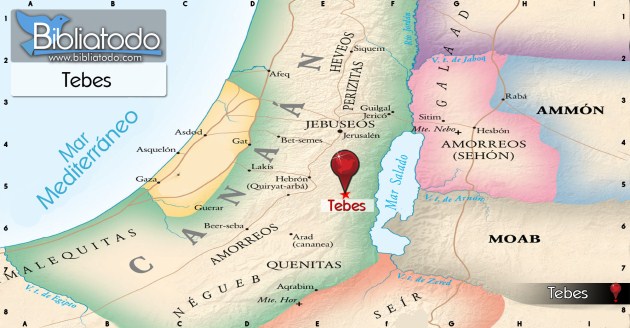 Tebes: claridad - Mapa y Ubicación Geográfica