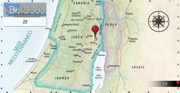 Zif: abundancia de flores - Mapa y Ubicación Geográfica