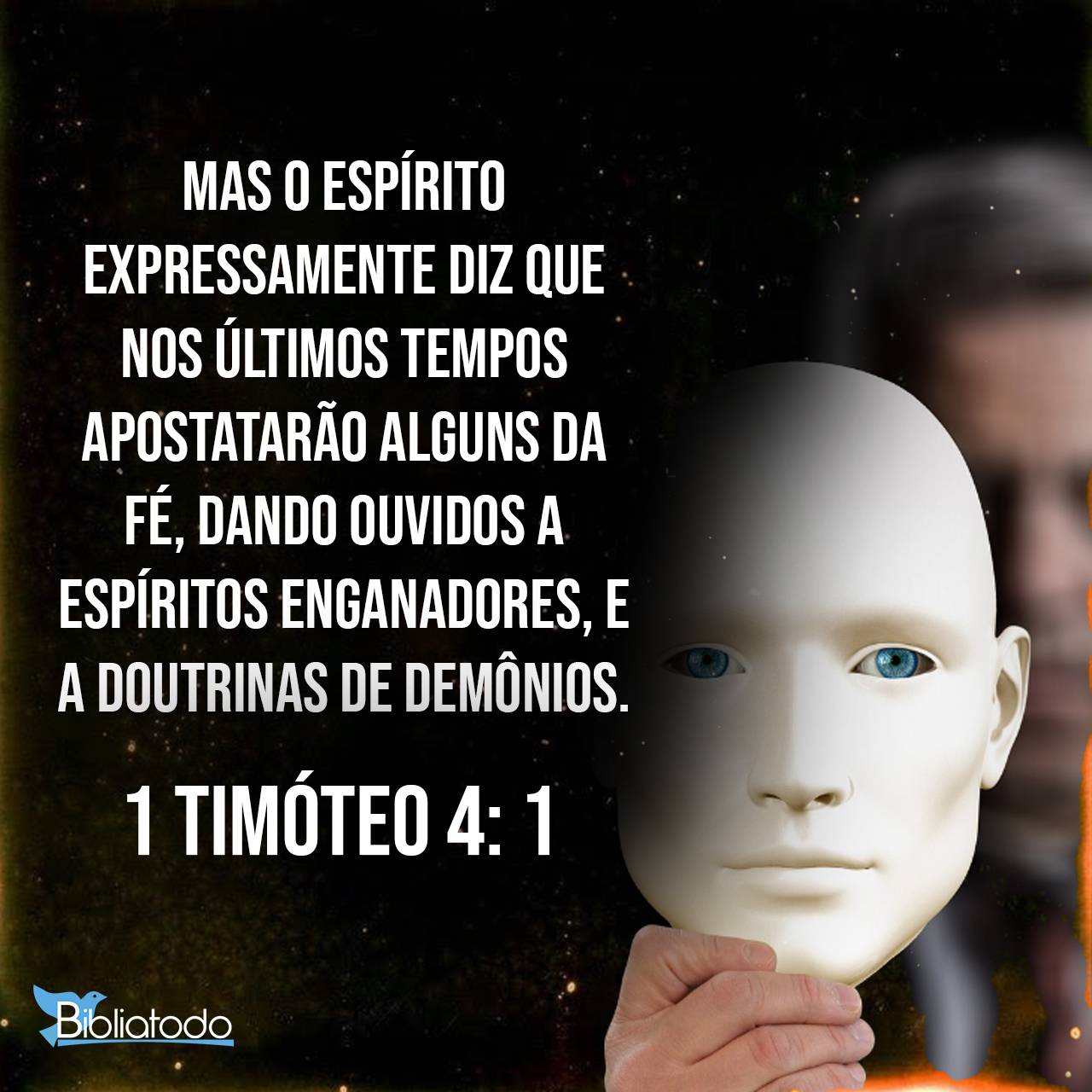 1 Timóteo 4:1 VIVA - ENTRETANTO, o Espírito Santo nos diz claramente ...