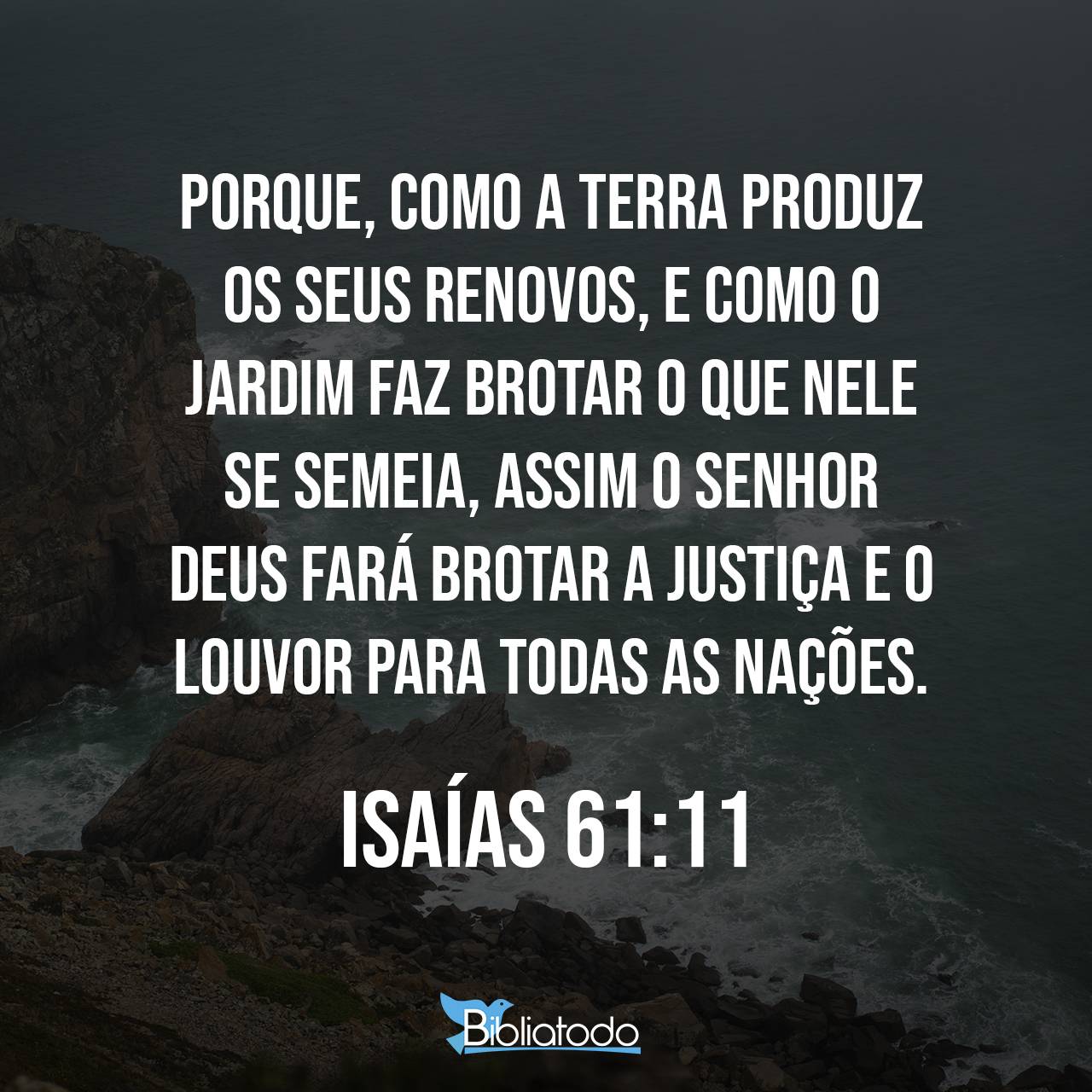 Isaías 61:11 TLA - »Así como de la tierra brotan las semillas, y en el ...