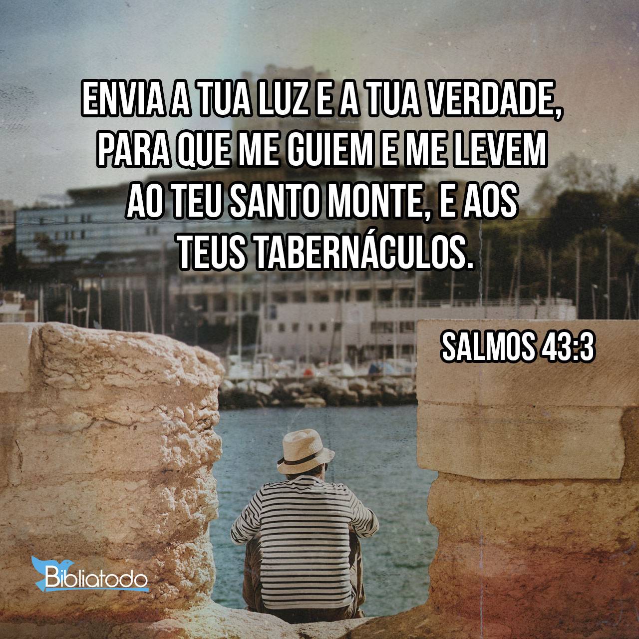 Salmos 43:3 RC60DO - Envia a tua luz e a tua verdade, para que me guiem ...