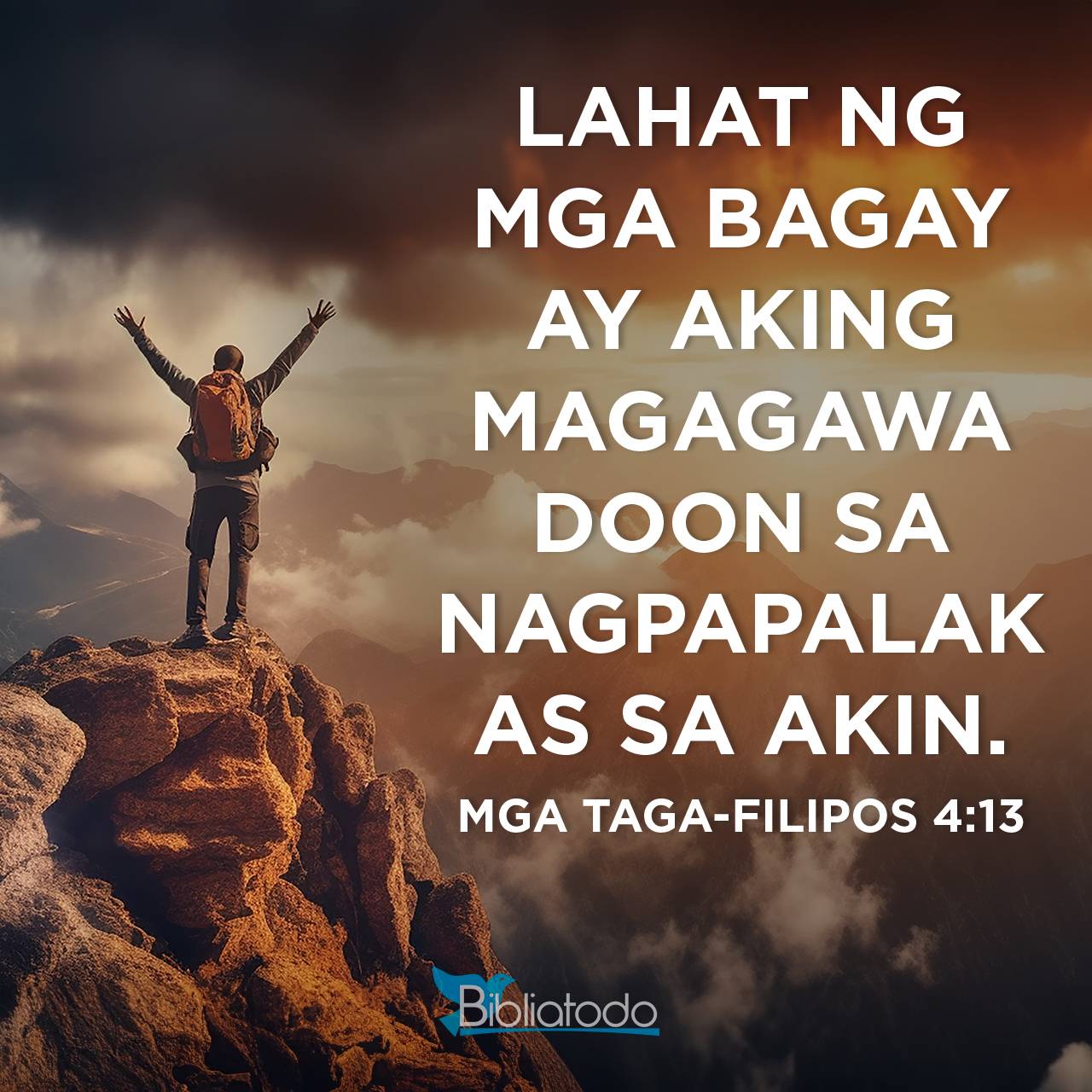 Filipos 4:13 ABTAG01 - Lahat ng mga bagay ay aking magagawa sa ...