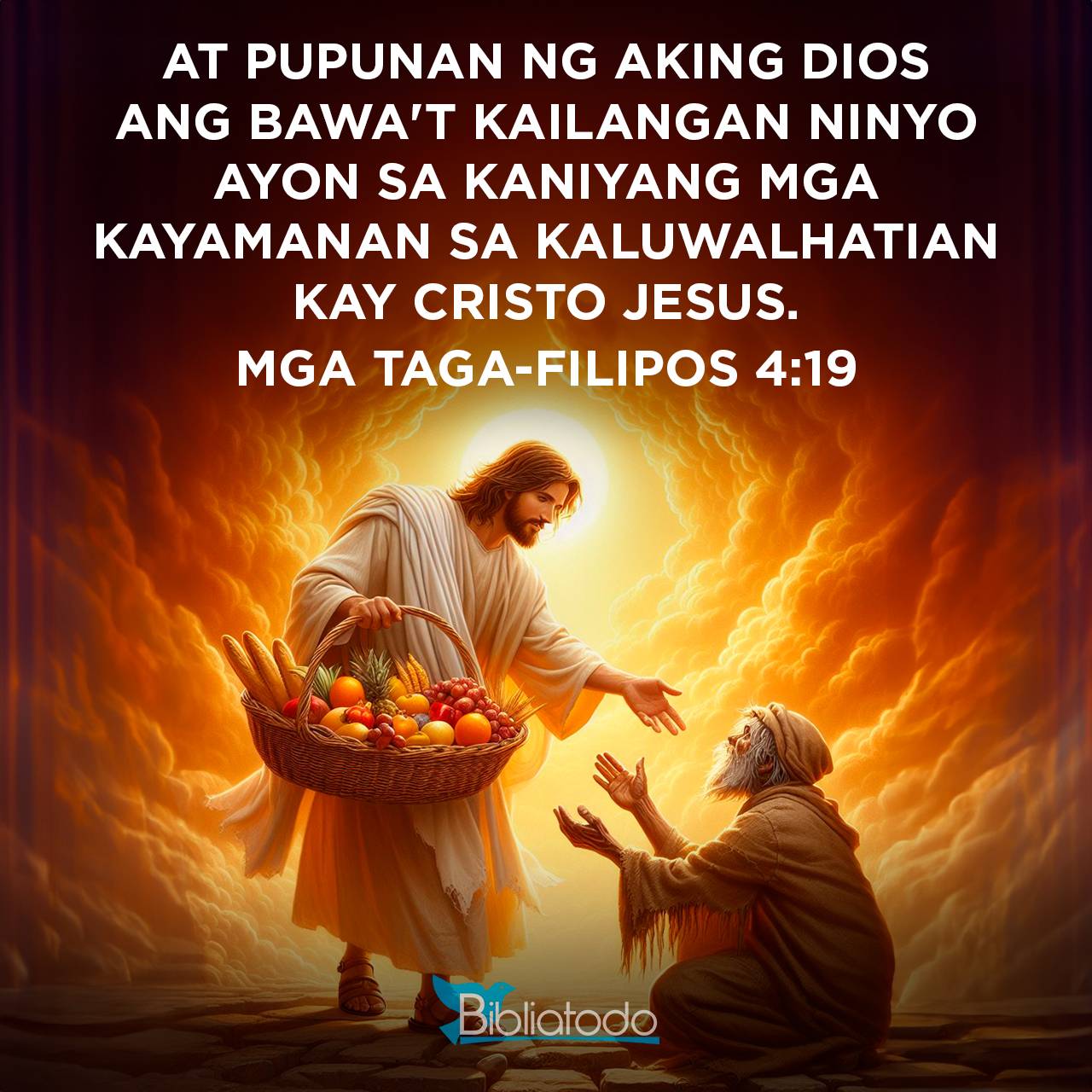 Filipos 4:19 MBBTAG12 - At buhat sa hindi mauubos na kayamanan ng Diyos ...